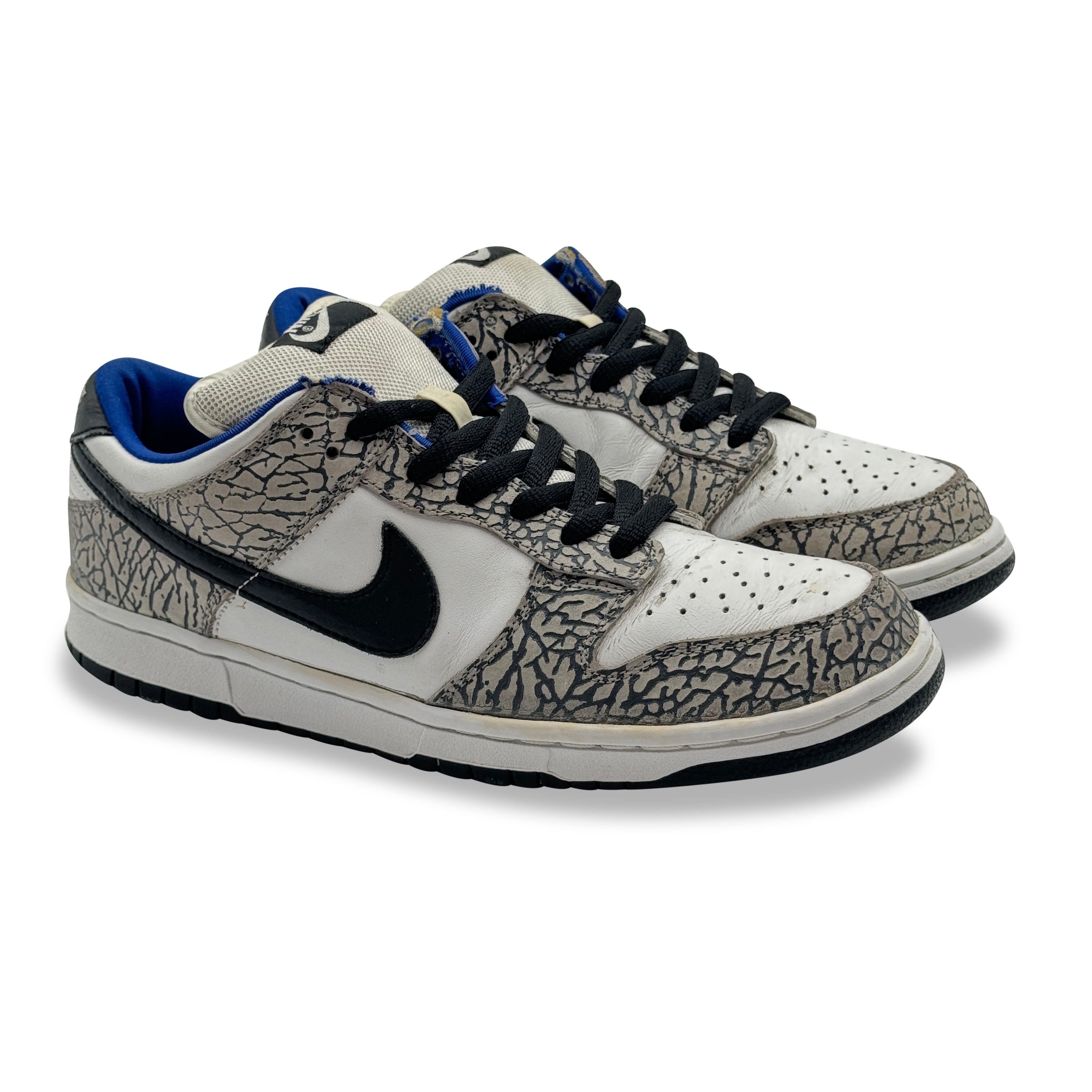 10 US - NIKE SB DUNK LOW SUPREME WHITE CEMENT 2002 – curatedvan